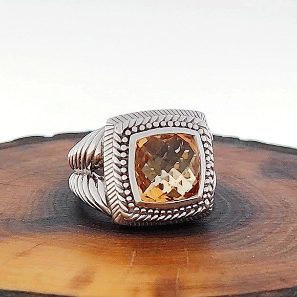 Judith Ripka | Jewelry | Judith Ripka Huge Cushion Cut Citrine Sterling ...
